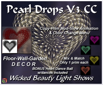 Second Life Marketplace - Pearl Drops V3 CC